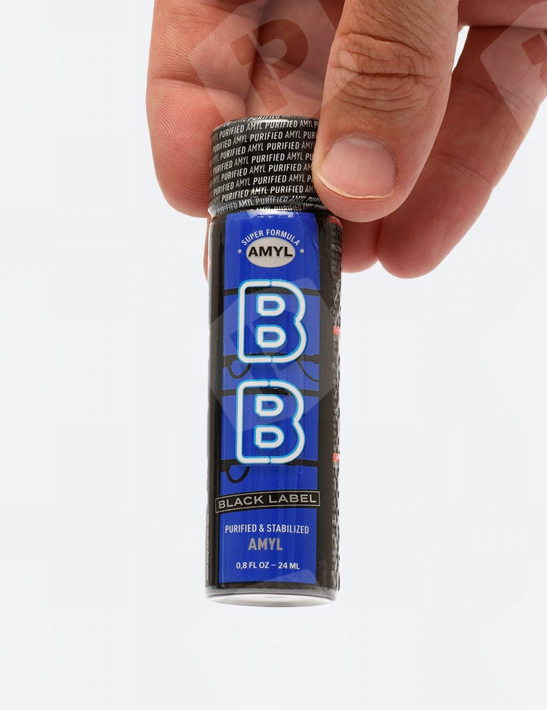 BB Amyl Black Label 24ml Poppers - Long Bottle