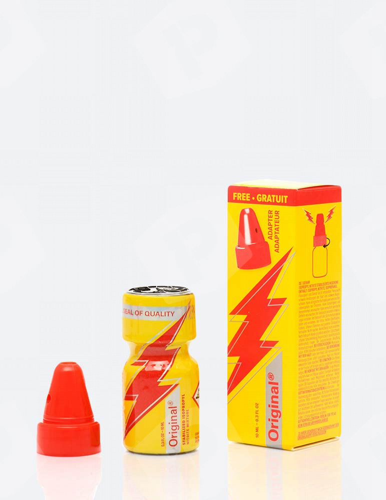 Original Duo Poppers Pack 10ml - With Free Red Inhaler Included