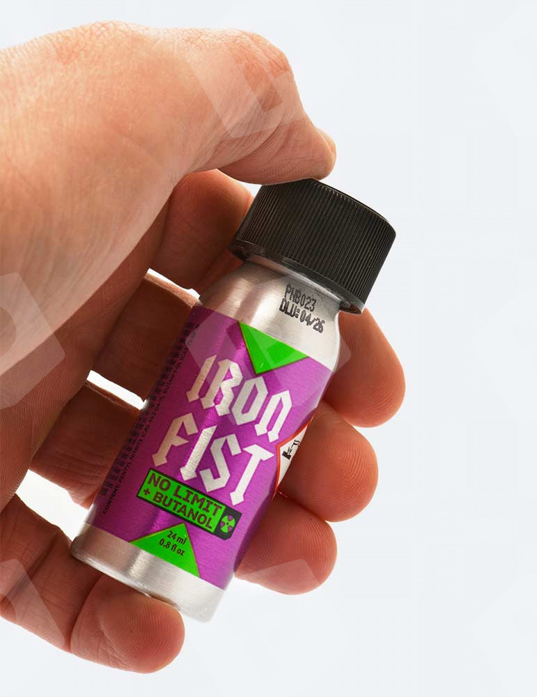 Iron Fist No Limit Butanol Poppers 24ml - Powerful Long Lasting Aroma
