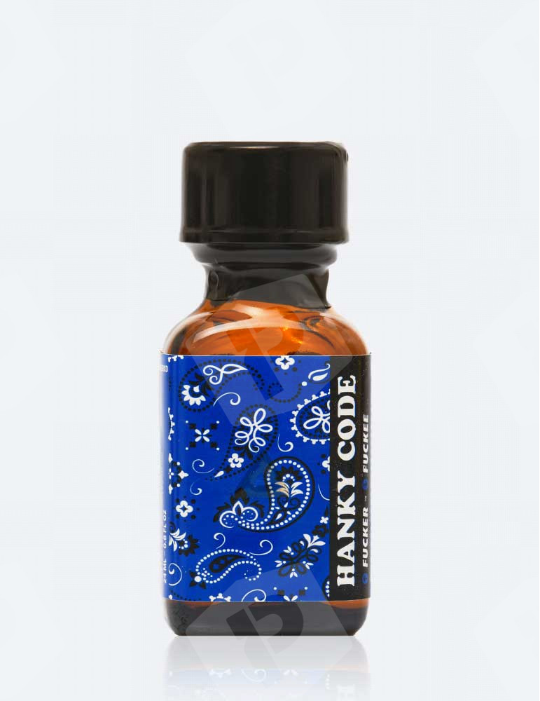Hanky Code Blue Poppers 24ml + Bandana - Dive into Anal pleasures